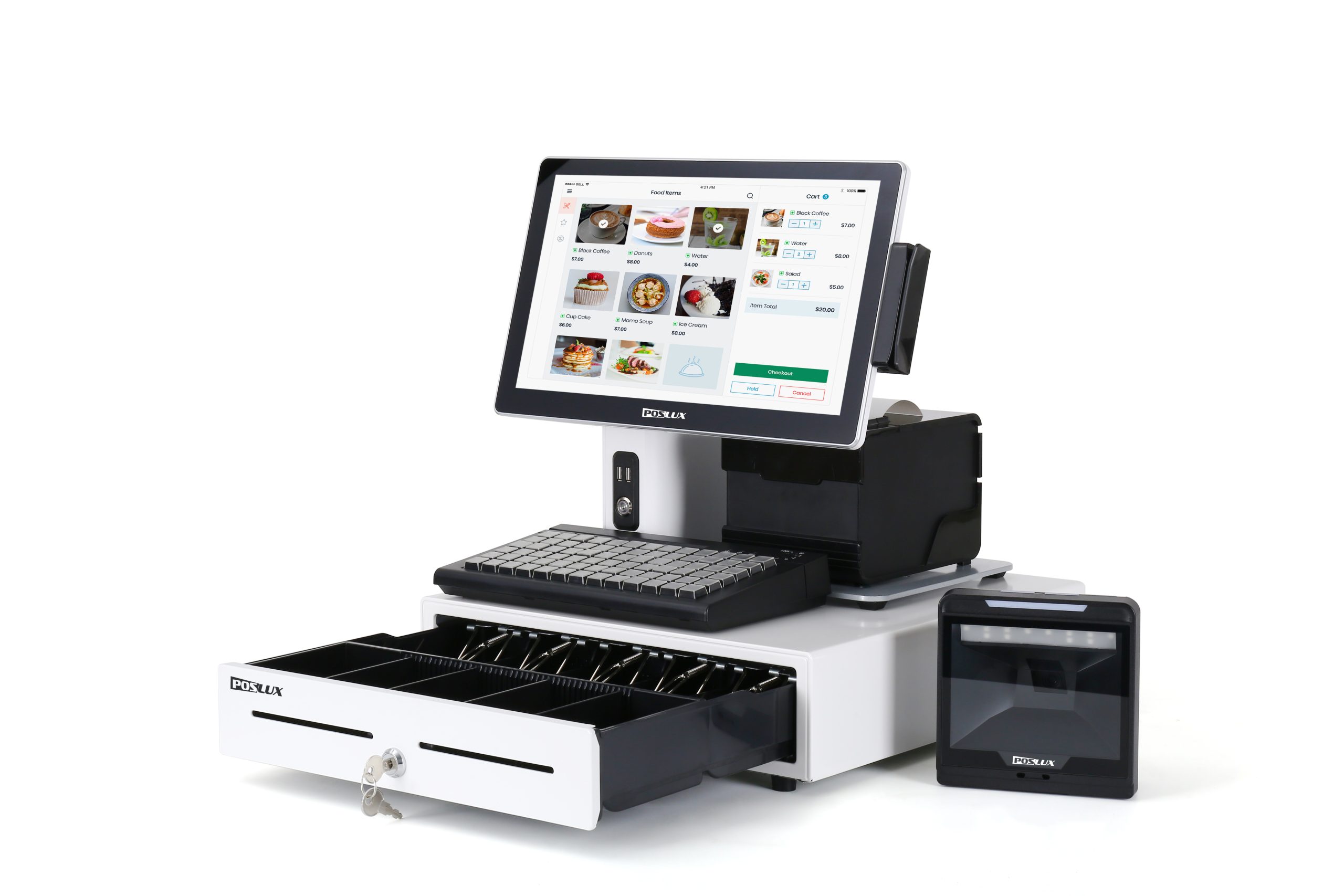 POSLUX P900 All-in-One Touchscreen POS Terminal – 15.6” Capacitive ...